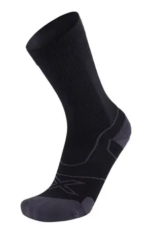 2xu Vectr Cushion Crew Socks - Black/titanium