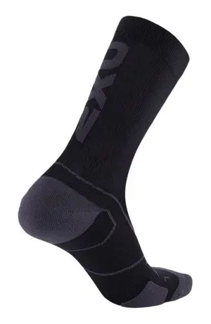 2xu Vectr Cushion Crew Socks - Black/titanium