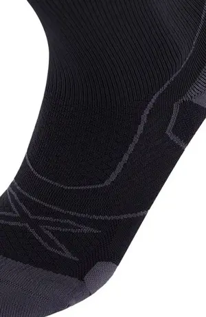 2xu Vectr Cushion Crew Socks - Black/titanium