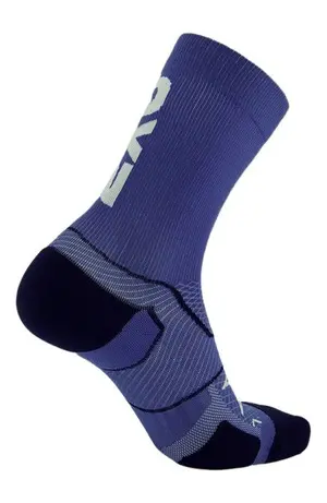 2xu Vectr Cushion Crew Socks - Future Dusk/white