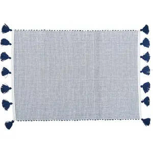 CAROL & FRANK Brett Placemat Set Of 4 - Blue
