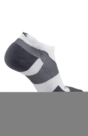 2xu Vectr Light Cushion No Show Socks - White/grey