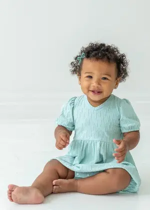 MABEL + HONEY Crystal Baby Romper