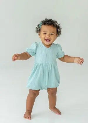 MABEL + HONEY Crystal Baby Romper