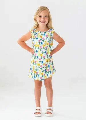 MABEL + HONEY Lula Floral Print Dress