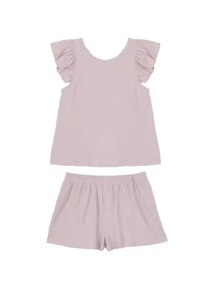 MABEL + HONEY Two-piece Set With Flutter Sleeves