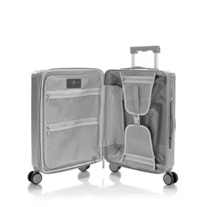 HEYS Luxe 21-inch Carry-on Luggage - Silver