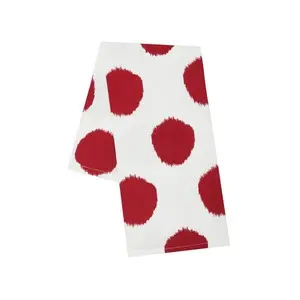 CAROL & FRANK Ruby Dot Printed Kitchen Towel - Red