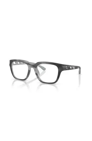 DIESEL® 52mm Square Optical Glasses - Black