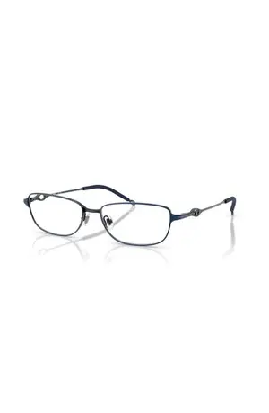 DIESEL® 54mm Rectangle Optical Glasses - Blue