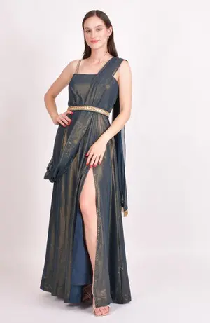RAAS Adair Shimmer Saree Gown