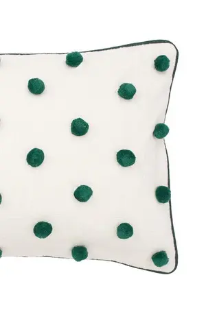 CAROL & FRANK Jungle Dot Oblong Tufted Throw Pillow