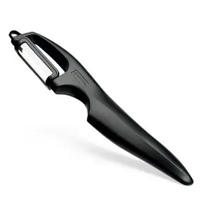 KYOCERA Advanced Ceramic Vertical Double Edge Blade Vegetable Peeler - Black