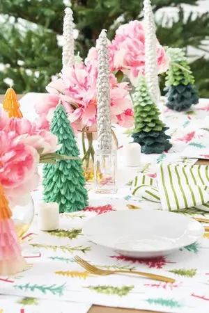 Carol & Frank Wonderland Stripe Napkins Set Of 4