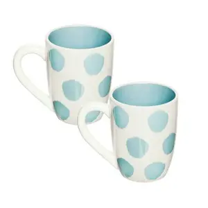CAROL & FRANK Surf Dot Mug - Blue