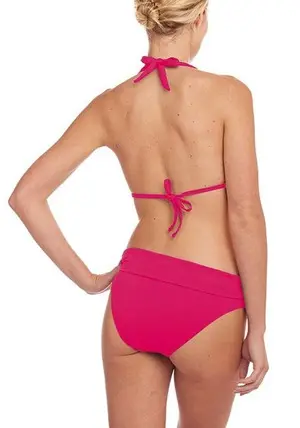 LASCANA Halter Push-up Bikini Top - Pink