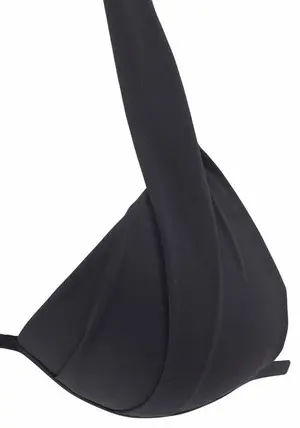 LASCANA Halter Push-up Bikini Top - Black