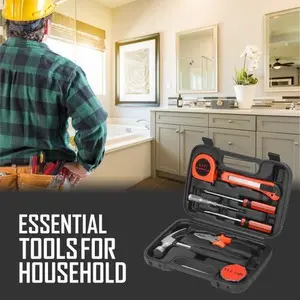 PURSONIC Home Project Power And Tool Set With Electric Screwdriver