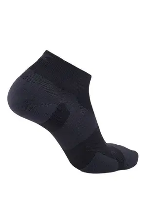 2xu Vectr Light Cushion 1/4 Crew Socks - Black/titanium