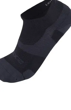 2xu Vectr Light Cushion 1/4 Crew Socks - Black/titanium