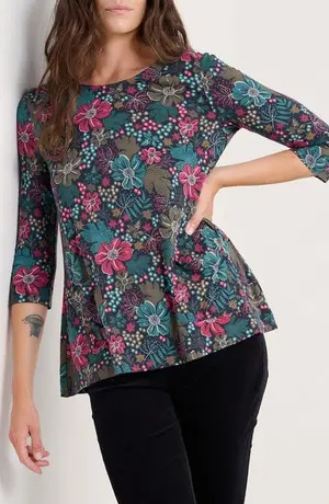 SEASALT CORNWALL Floral Print Top