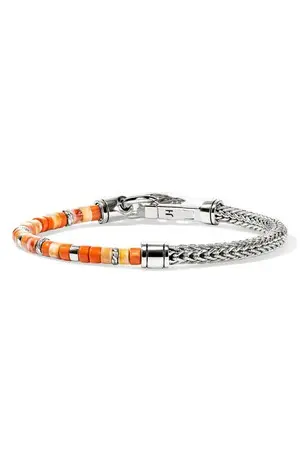 John Hardy Heishi Chain Bracelet - Orange