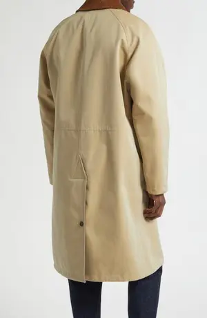 DRAKE'S Reversible Single-breasted Mac Jacket - Beige Check