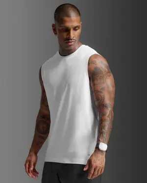 2xu Signature Tank Top - White/white