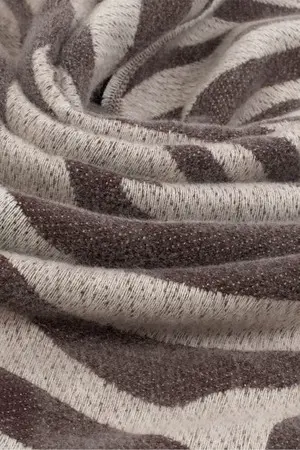 KATIE LOXTON Zebra Printed Blanket Scarf - Brown