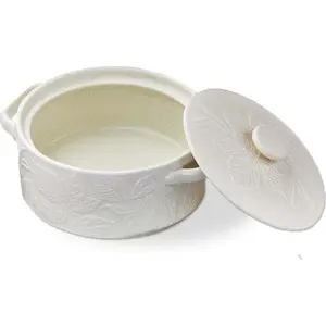 TAG Harvest Round Brie Baking Dishceramic Bakeware - Brown