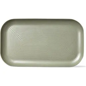TAG Green Brooklyn Melamine Serving Platter Dishwasher Safe - Brown