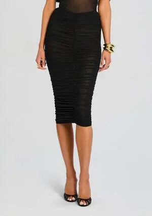 Mesh Midi Skirts