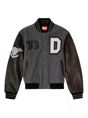 DIESEL® Patches Embroidered Jacket - Grey