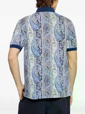 Etro Paisley- Buttoned Polo Shirt