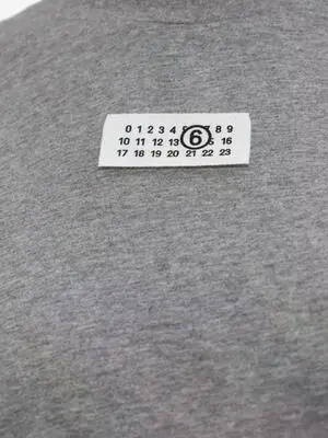 MAISON MARGIELA Patch Cotton T-shirt - Grey
