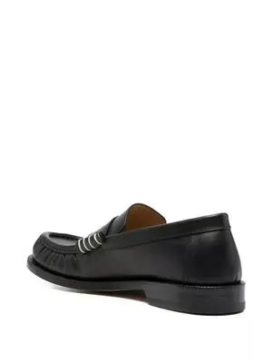 JW Anderson Leather Loafers - Black