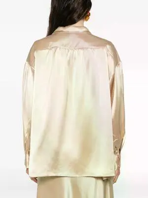 BY MALENE BIRGER Long-sleeve V-neck Blouse