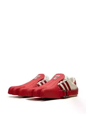 Adidas X Avavav Superfinger Superstar Buckle-detail Sneakers - Neutrals