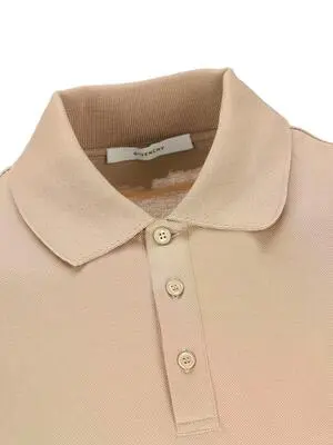 Givenchy Grosgrain Ribbon Polo Shirt - Neutrals