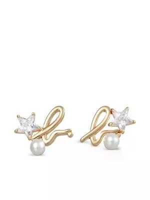 AGNÈS B. Christmas Canopy Stud Earrings - Gold