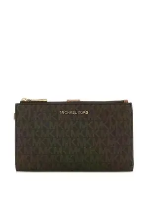 Michael Kors Printed Canvas Wallet - Brown