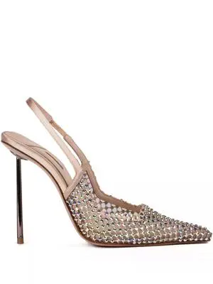 LE SILLA 120mm Gilda Embellished Pumps - Neutrals