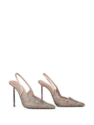 LE SILLA 120mm Gilda Embellished Pumps - Neutrals