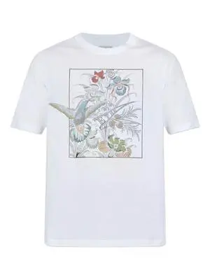 Etro Floral-print T-shirt - White
