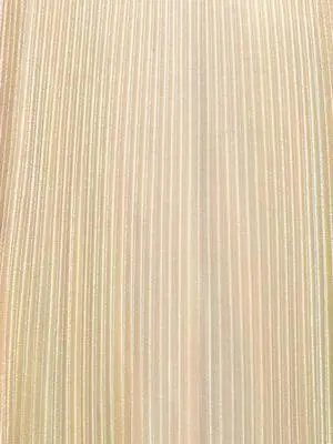 JOSEPH Essai Lamé Pleated Midi Skirt - Gold