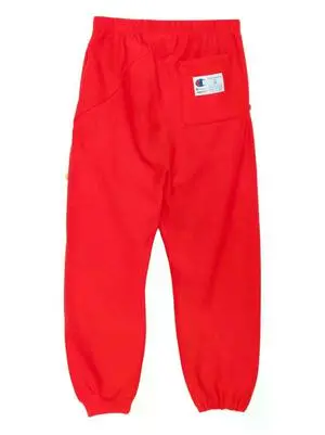 Undercover X Champion Logo-embroidered Track Pants - Red