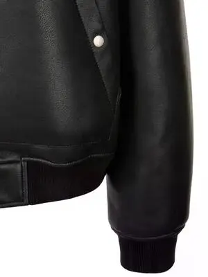 STUDIO TOMBOY Hooded Faux Leather Jacket