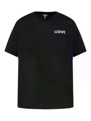 Loewe Chest-pocket Logo T-shirt - Black