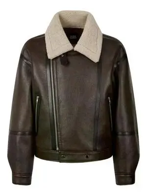 STUDIO TOMBOY Shearling Faux Leather Jacket