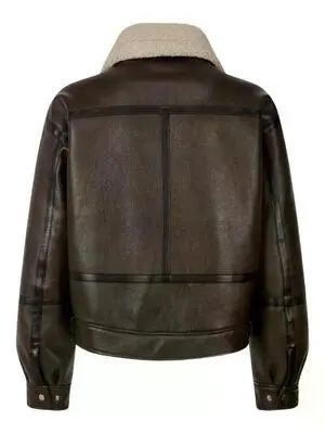 STUDIO TOMBOY Shearling Faux Leather Jacket